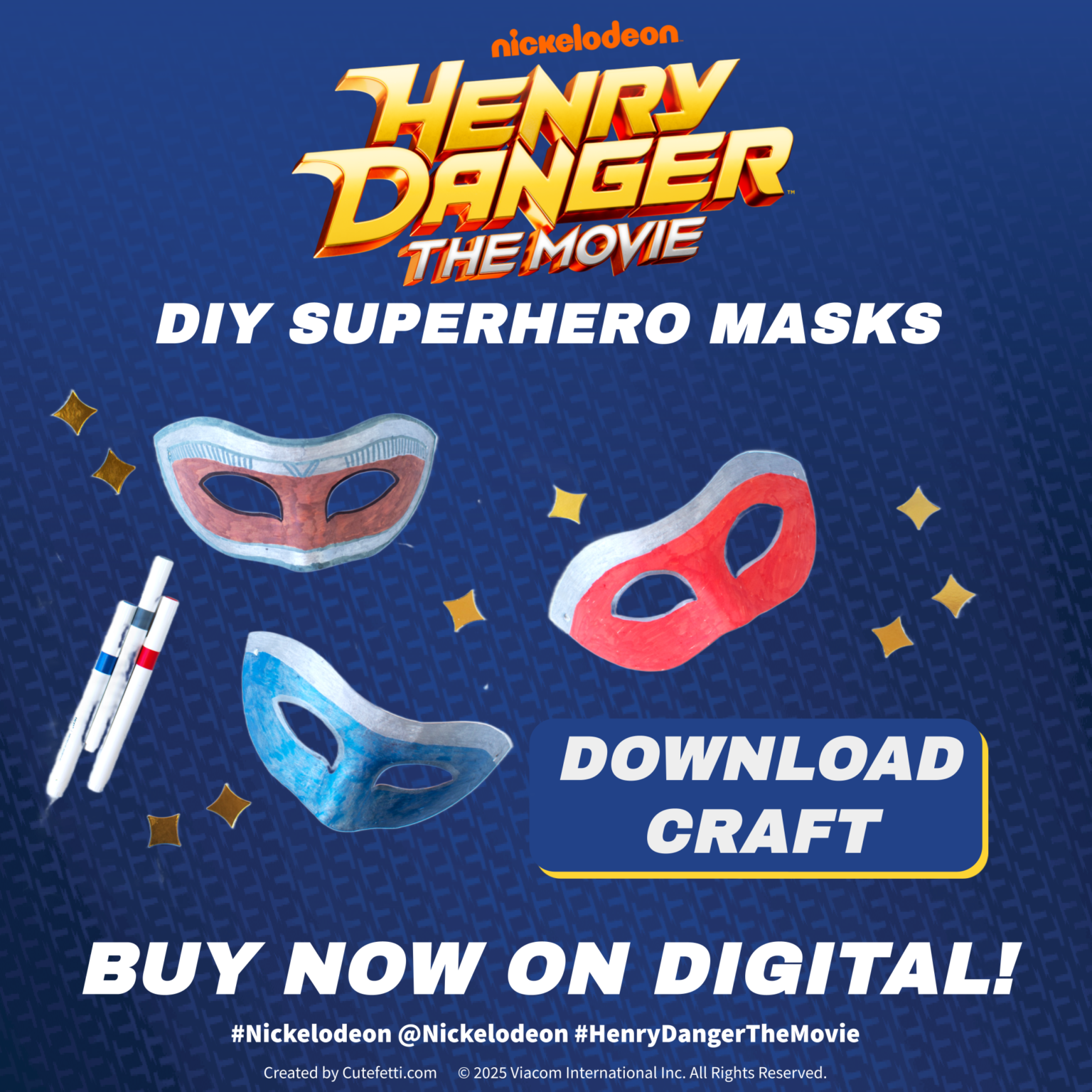 Henry Danger The Movie – DIY Superhero Mask Craft & GIVEAWAY | the ...